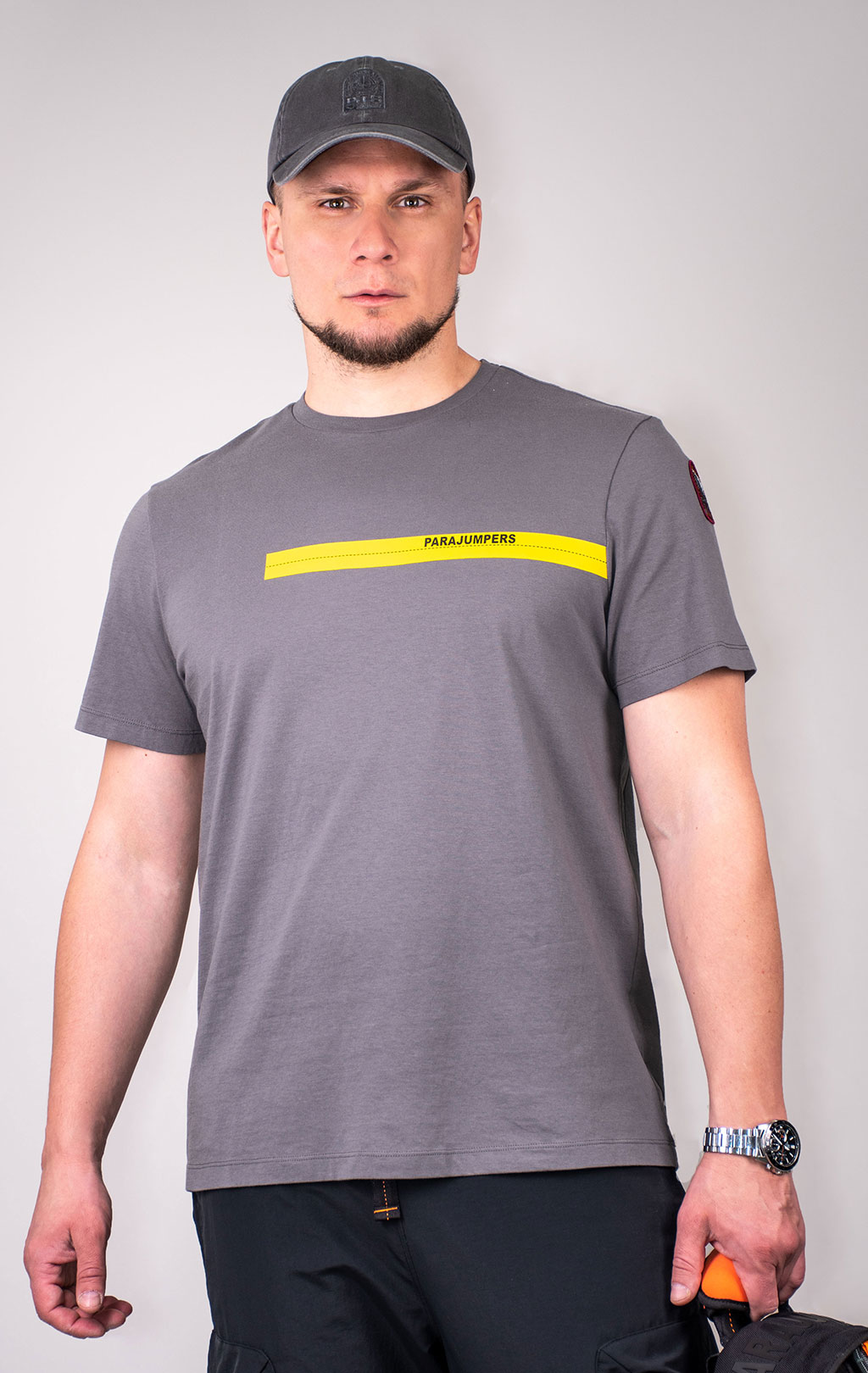 Футболка PARAJUMPERS TAPE TEE SS 24 rock, купить в Интернет-магазине ...