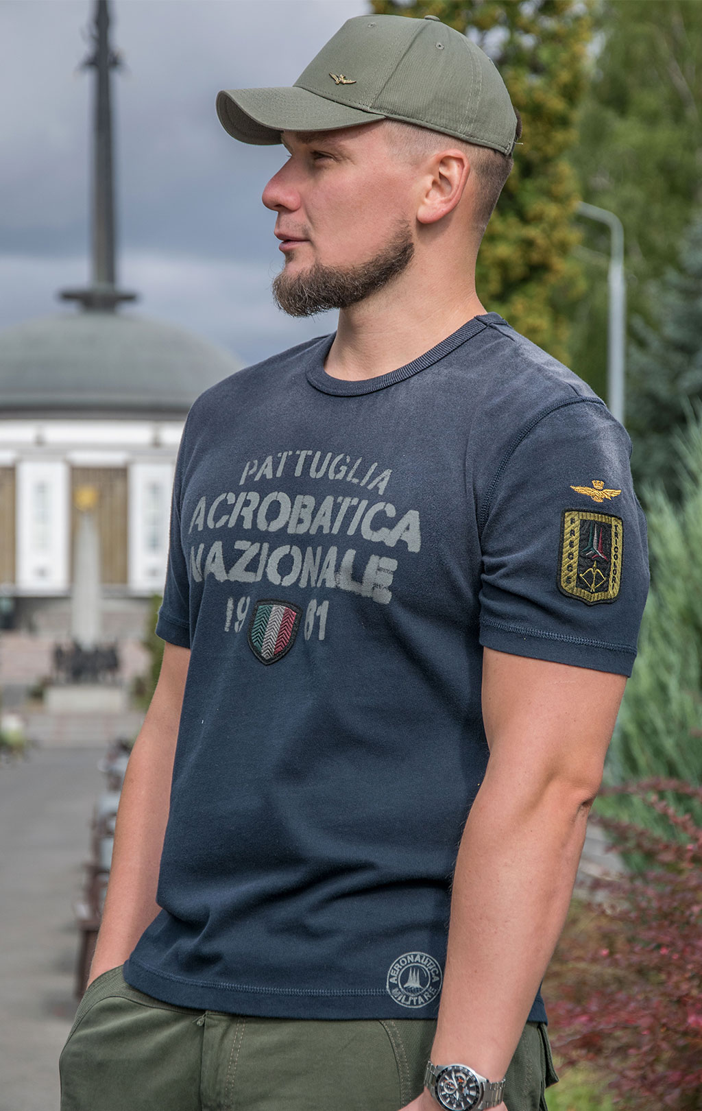 Футболка AERONAUTICA MILITARE FW 22/23/IN blue scuro (TS 2019), купить ...