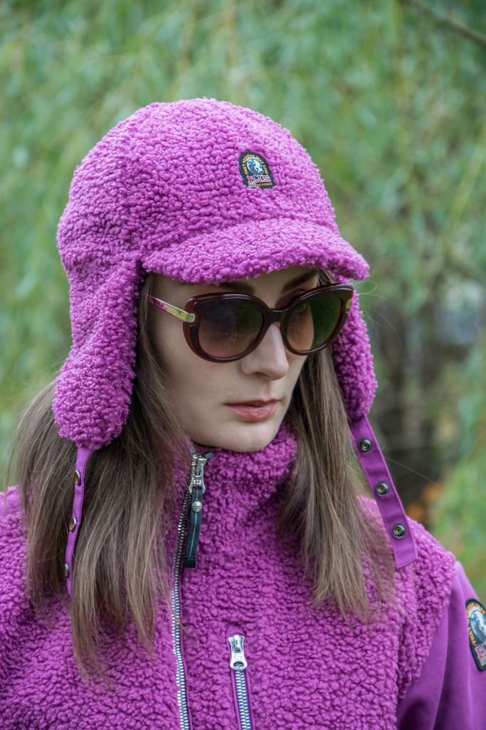 Женская шапка PARAJUMPERS POWER JOCKEY HAT FW 22/23 deep orchid, купить ...
